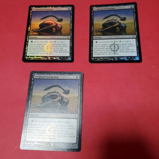 JUEGO DE 3 láminas de escisión quirúrgica Magic The Gathering EUR 167 ...
