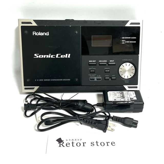 ROLAND SONIC CELL Expandable Synth Module Audio Interface USED Made in ...