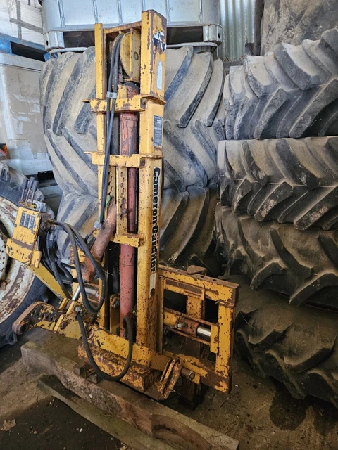 CAMERON GARDNER 3 Point Linkage Forklift Tractor Rear Lift Pallet Forks ...