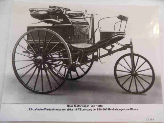 FOTO FOTOGRAFIE PHOTO photograph Mercedes-Benz 22389 Benz Motorwagen ...