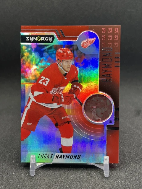 2022-23 UD SYNERGY Bounty codes rouges #52 Lucas Raymond - Detroit Red ...