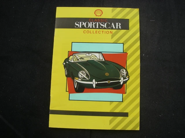 RARE SHELL CLASSIC SPORTS CAR COLLECTION Promotional Leaflet VINTAGE £ ...