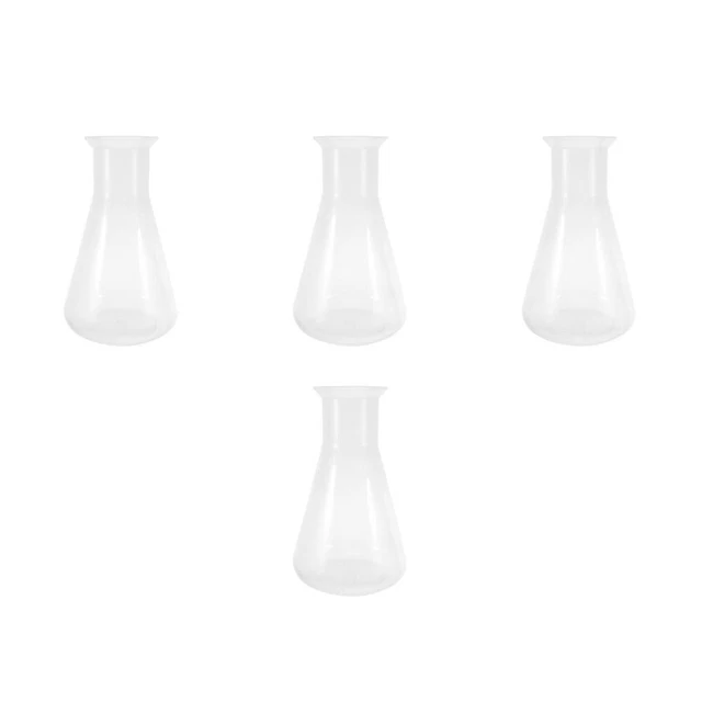 4 PCS LABORATORY Beaker Experiment Container Chemistry Conical Flask £ ...