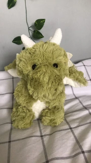 ADORABLE GREEN DINOSAUR Plush Stuffed Animal Soft Teddy Toy Kids Baby £ ...