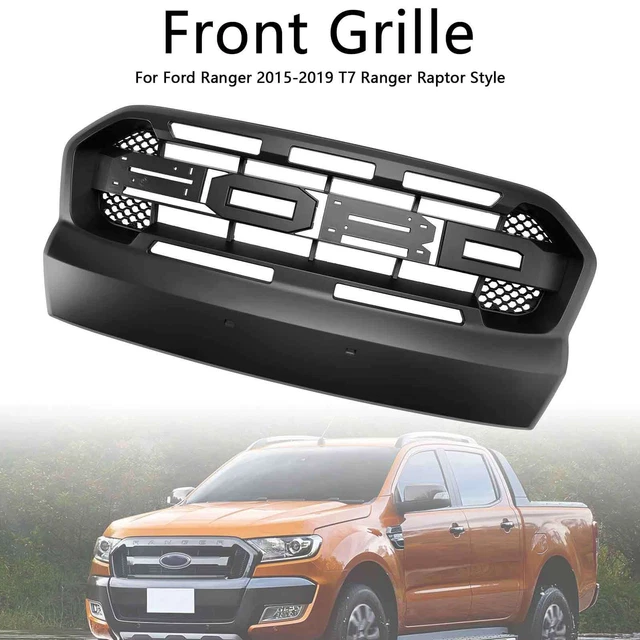 RAPTOR STYLE FRONT Bumper Grill Grille Fit Ford Ranger 2015-2019 T7 W ...
