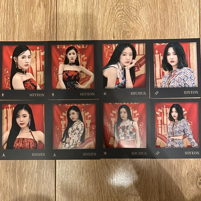 (G)I-DLE GIDLE I-LAND concert md goods polaroid set soojin miyeon ...