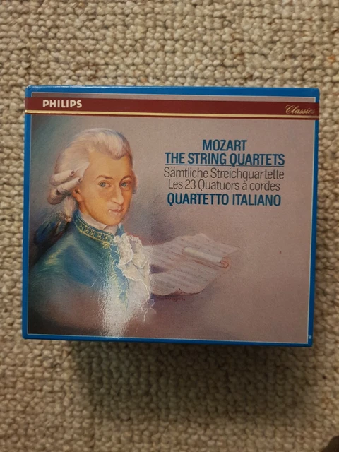 MOZART STREICHQUARTETTE ITALIENISCHES Quartett Philips Japan Sanyo Box ...