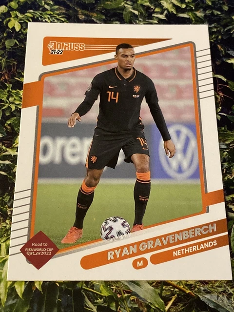 PANINI DONRUSS 2021/22 WM WC QATAR 2022 Card #96 RYAN GRAVENBERCH M ...