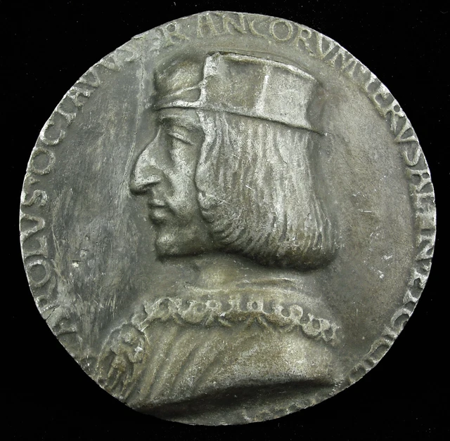 MÉDAILLE ROI CHARLES VIII l'Affable King d'ap Niccolo Fiorentino ...