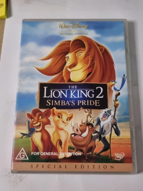 THE LION KING 2: Simba's Pride DVD (Region 4) Special Edition Walt ...