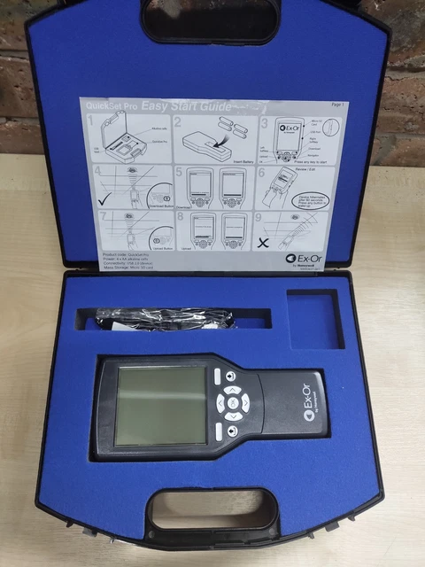 EX-OR QUICKSET PRO Lightspots Digital Sensors Commissioning Programming ...