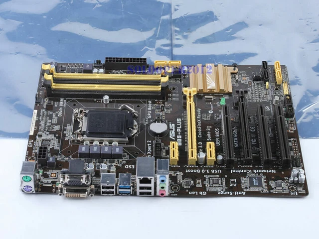 ASUS B85-PLUS MOTHERBOARD Intel B85 LGA 1150 DDR3 USB3.1 DVI VGA ATX ...