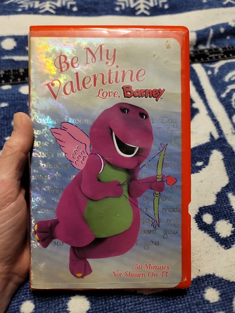 BARNEY - BE My Valentine Love, Barney (VHS, 2000) excellent état, étui ...