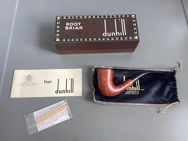 SUPERBE PIPE DUNHILL Root Briar avec sa boite - Made in England EUR 50 ...