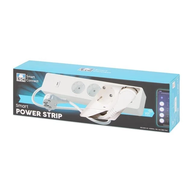 LSC SMART CONNECT WLAN Smart 4er Inteligente Steckdosenleiste Alexa ...