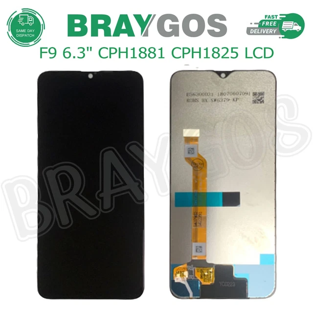 RECHANGE POUR OPPO F9 6.3 " CPH1881 CPH1825 Écran Tactile Noir ...