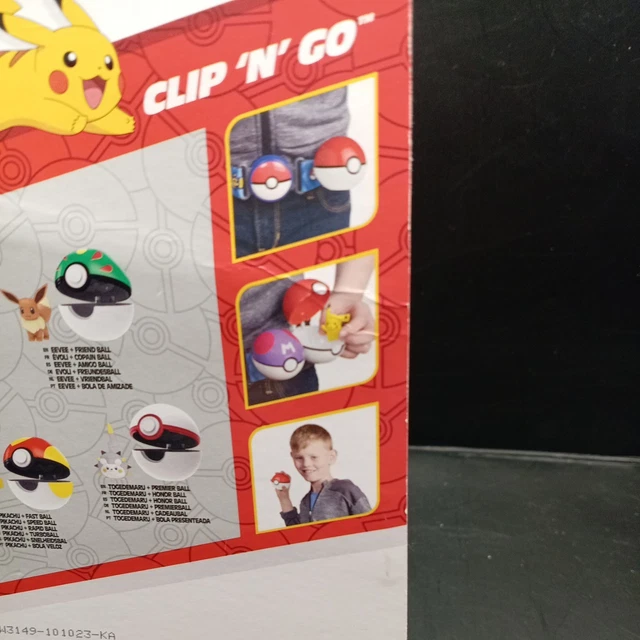 POKEMON CLIP 'N' Go Togedemaru and Poke Ball. Official New & Sealed F ...
