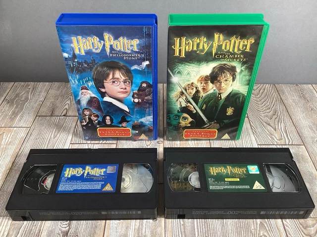 2 X HARRY Potter Movie VHS Cassette Tapes - Philosophers & Chamber Of ...