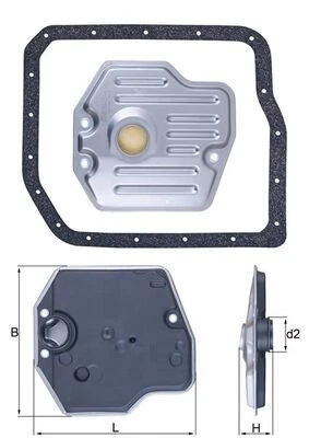 AUTOMATIC GEARBOX OIL Filter HX245D Mahle Transmission 3516821010 ...