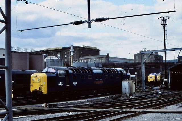 35MM SLIDE BR British Railways Diesel Loco 55 55010 Kings Cross 1978 ...