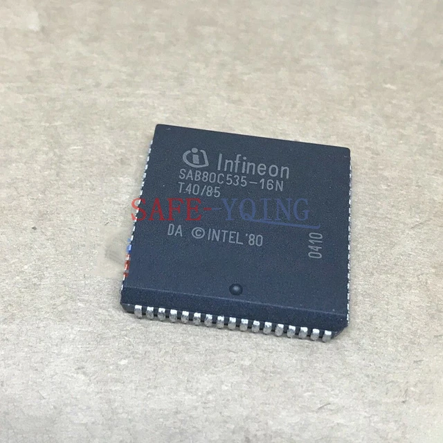 1PCS SAB80C535-16N PLCC-68 8-Bit CMOS Single-Chip Microcontroller NEW ...