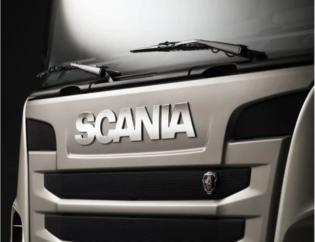 FOR SCANIA R Series 2004-200 Truck Chrome Name Logo Grill Badge (72 cm ...
