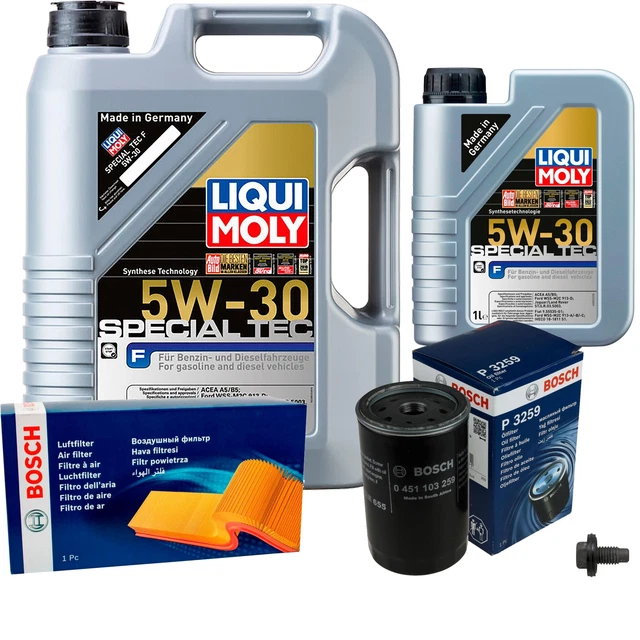 BOSCH CONTROLLO SET 6 L Liqui Speciale Molly Tec F 5W-30 per Ford ...