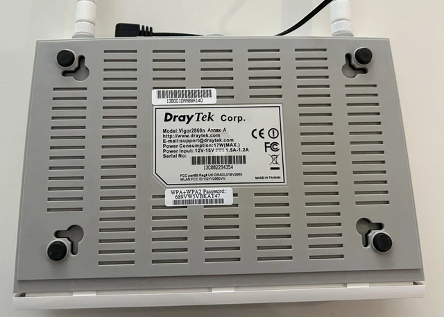 DRAYTEK VIGOR 2860N WiFi VDSL/ADSL Router £34.99 - PicClick UK