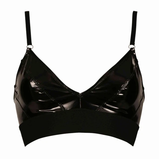 PATRICE CATANZARO JADE BRA BLACK WETLOOK LATEX-LOOK lust decadent Made ...