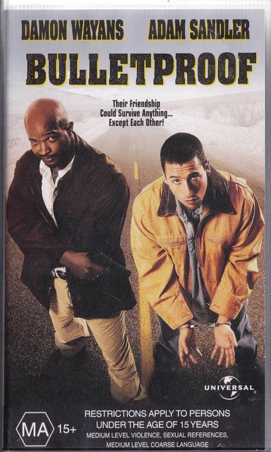 BULLETPROOF ADAM SANDLER / Damon Wayons VIDEO VHS Pal SirH70 $9.95 ...