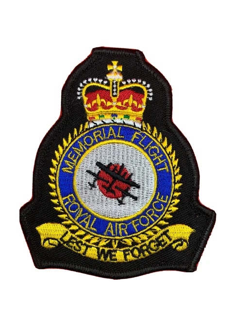 RAF BATTLE OF Memorial Flight Badge RAF Squadron Machine Embroidered ...