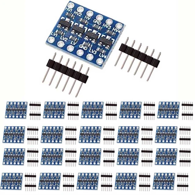 20SET IIC I2C Logic Level Converter Bi-Directional Module 5V to 3.3V ...