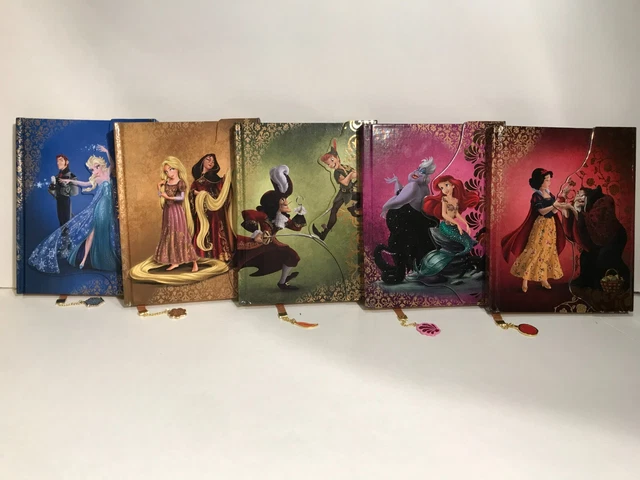 DISNEY FAIRYTALE DESIGNER Collection Heroes Villains Journal Set of 5 ...