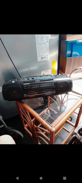 PANASONIC RX-FT510 DOUBLE Cassette Radio Player Boombox £39.99 ...