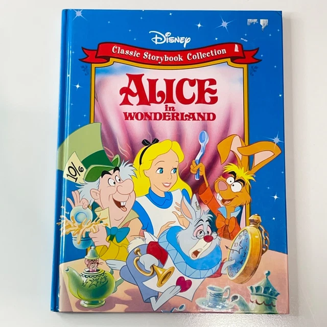 DISNEY ALICE IN Wonderland Classic Storybook Collection Hardcover Kids ...