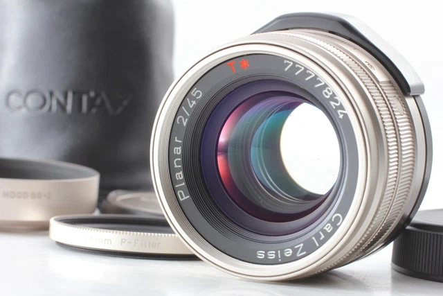 S/N 7777XXX [N MINT] Contax Planar Carl Zeiss T* 45mm F2 G Lens for G1 ...