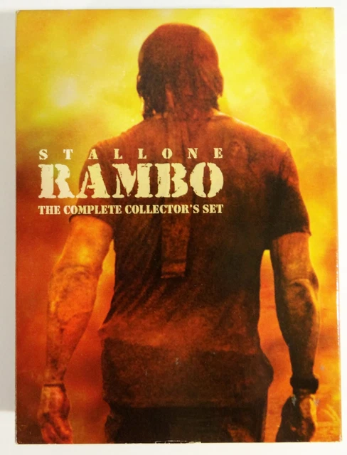 RAMBO: THE COMPLETE Collectors Set 6 DVD Disk Set No Slipcover Stallone ...