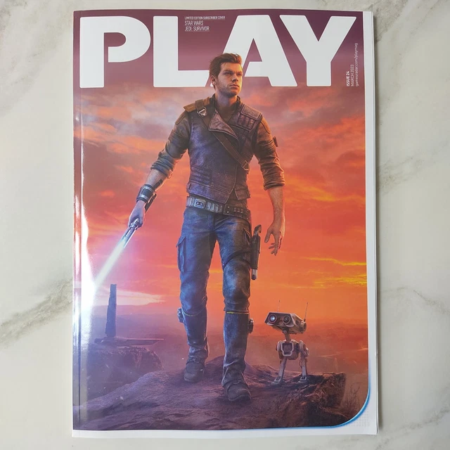 PLAY PLAYSTATION MAGAZINE Issue 24 March 2023 Subscriber Star Wars Jedi ...