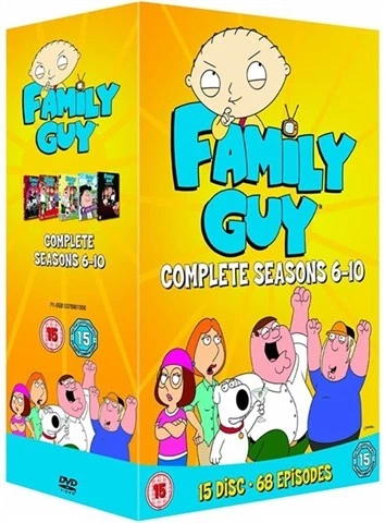 FAMILY GUY - Seasons 1-5 (15) 13 Disc DVD Brand New UK Release Genuine ...