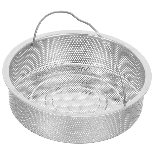 METAL FOOD STEAMER for Vegetables Stainless Steel Steaming Basket £15. ...