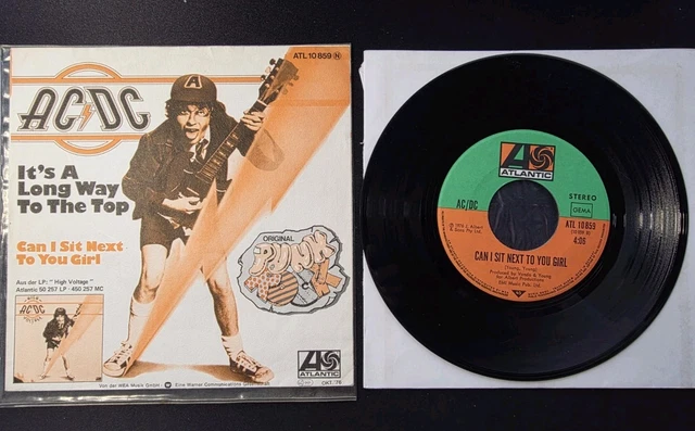 AC/DC 🇩🇪 ITS A Long Way To The Top Can I Sit Germany Atlantic 10859 £ ...