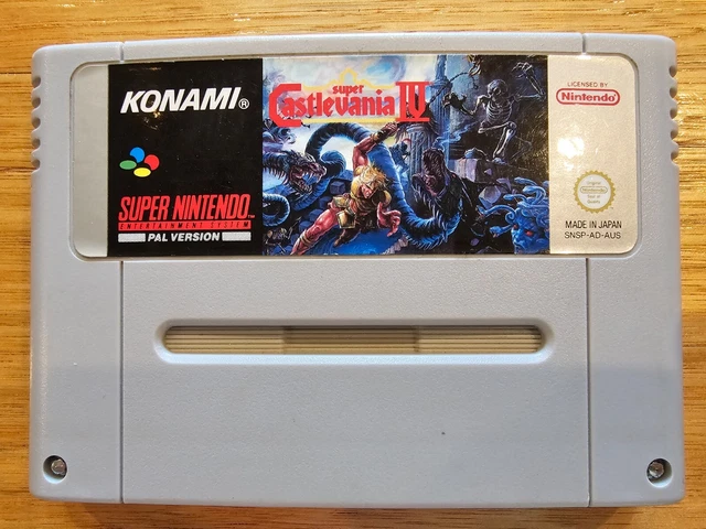 SUPER CASTLEVANIA IV VGC AUSPAL Super Nintendo SNES PAL -TESTED- and ...