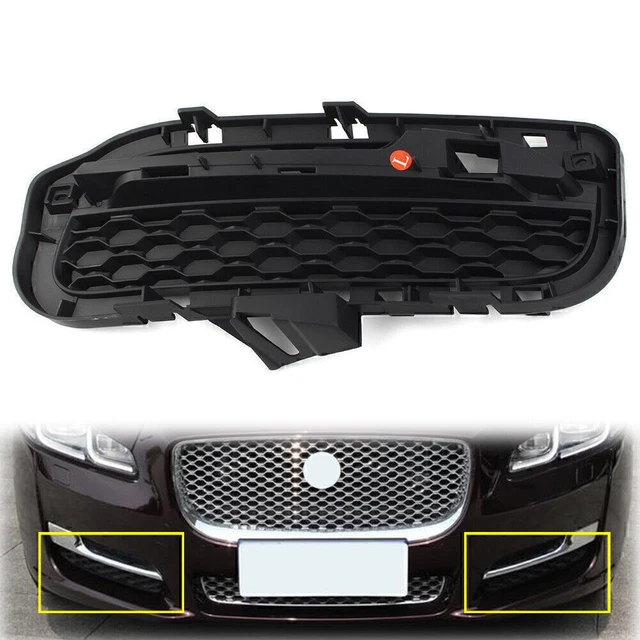 LEFT SIDE FRONT Bumper Lower Fog Light Lamp Grille Bezel Fit JAGUAR XJ ...