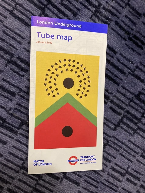 NEW JANUARY 2022 London Underground Tube Map with Northern Line Bank ...