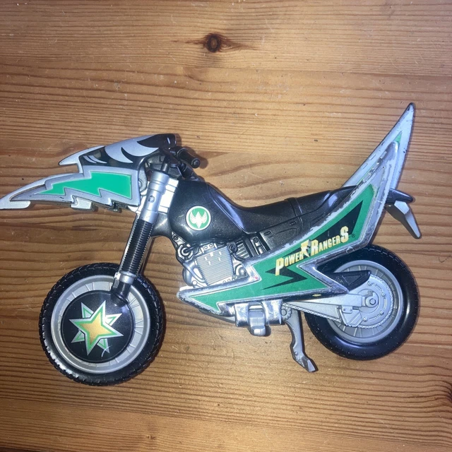 POWER RANGERS NINJA Storm Green Ranger Tsunami Cycle Motorcycle 2002 ...