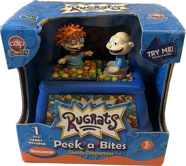 RUGRATS PEEK A Bites Candy Dispenser 2000 Hasbro / cap Candy ...