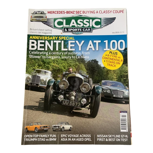 CLASSIC & SPORTS CAR motor motoring magazine. 100th Anniversary BENTLEY ...