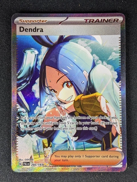 2023 POKEMON PALDEA Evolved DENDRA Alternate Art Full Art Rare #266/193 ...