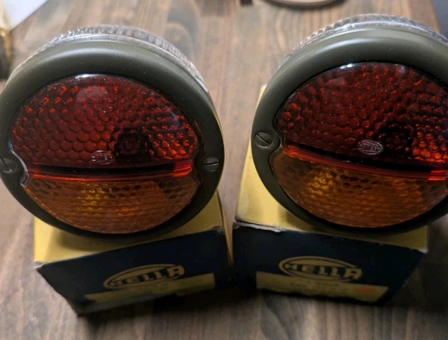 2 X RÜCKLEUCHTE DKW Munga MAN Magirus Unimog Ford Kennzeichenleuchte ...