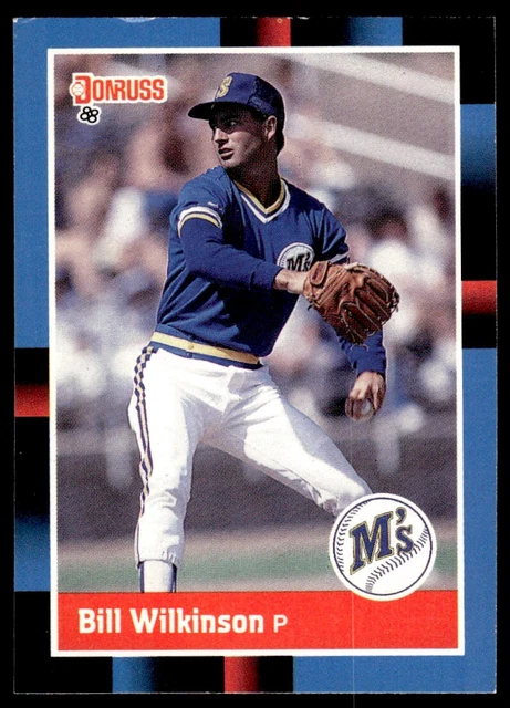1988 DONRUSS BILL Wilkinson Seattle Mariners #568 VOIR PHOTOS/DESC PEUT ...